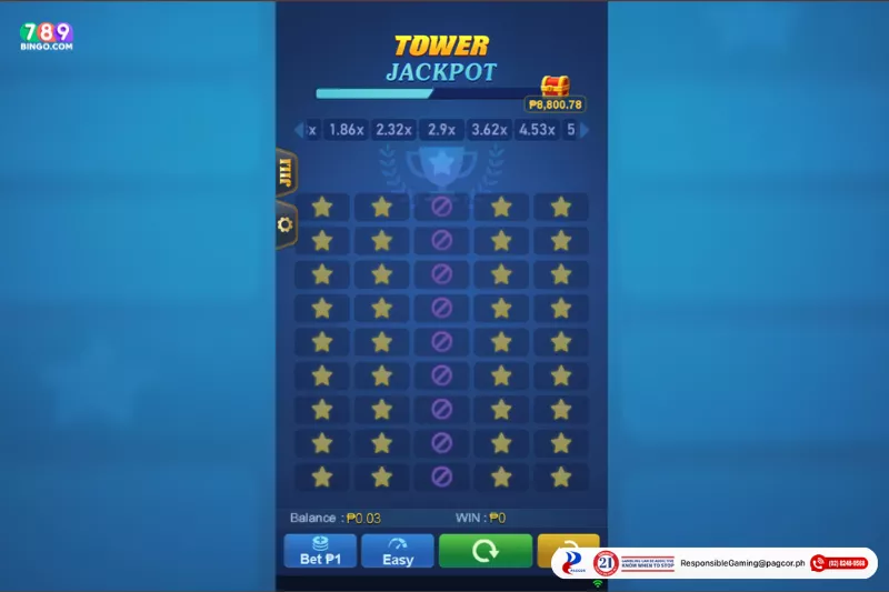 JILI Tower Demo Video, Win 972.8x on 789Fun Arcade Games